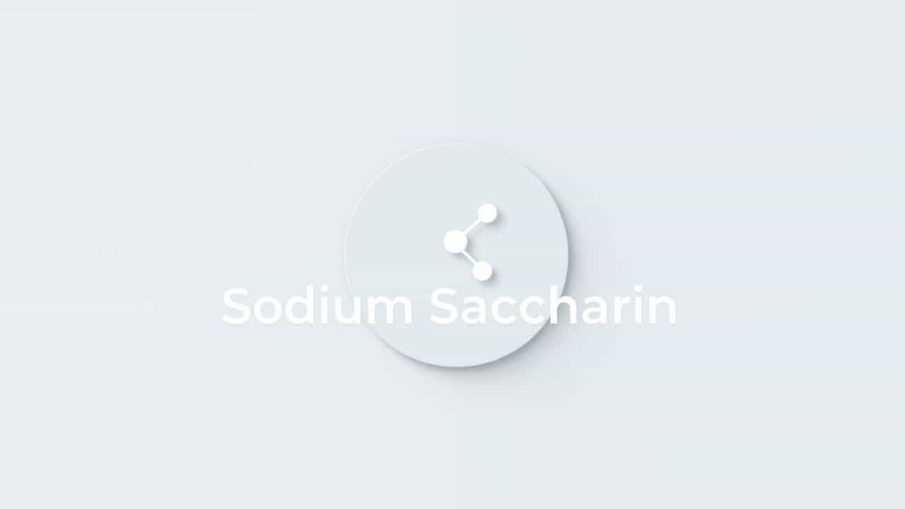 Sodium Saccharin Para Que Sirve